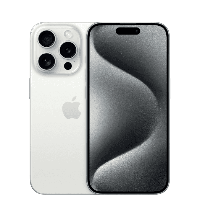 Apple iPhone 15 Pro 128GB White Titanium | AT Store