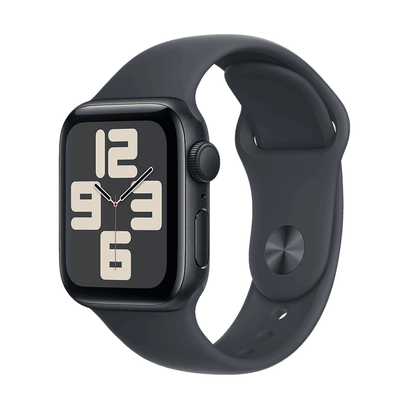 Apple Watch SE2 v3 GPS 40mm Midnight Alu Case with Midnight Sport Band ...